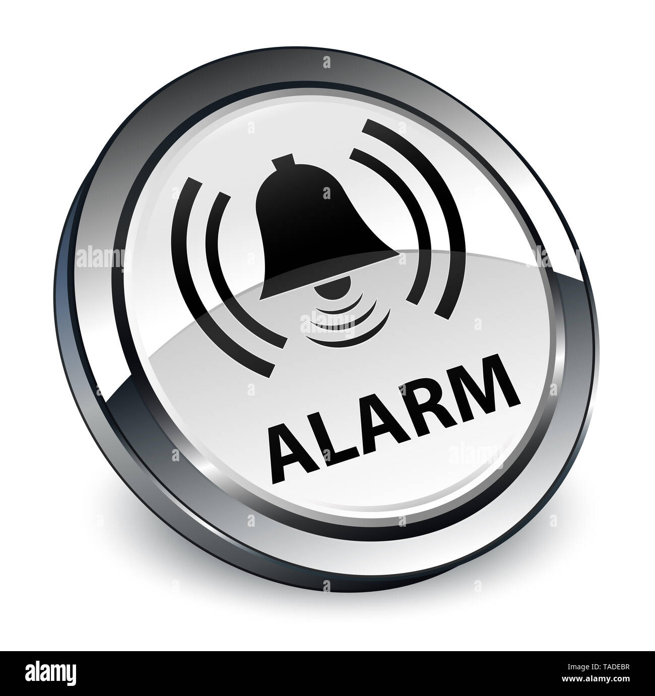 Bell ringing icon hi-res stock photography and images - Alamy