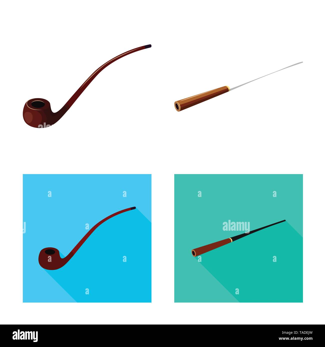 Vector illustration of refuse and stop sign. Collection of refuse and ...