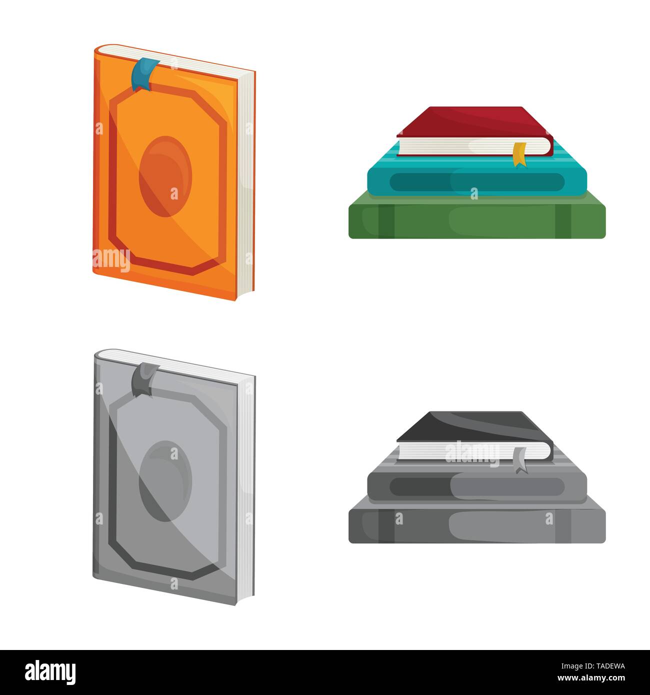 Vector illustration of training and cover sign. Collection of training ...