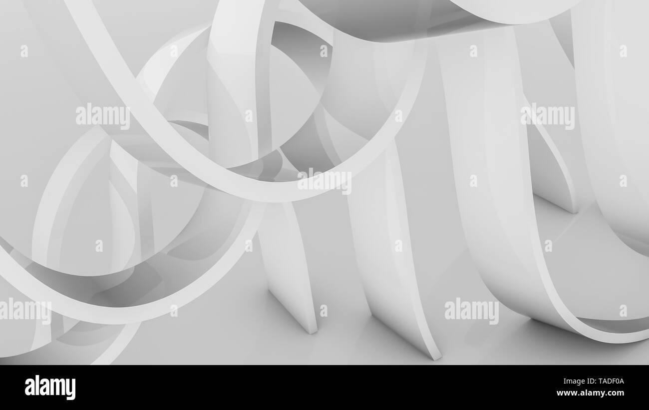 Abstract background of three-dimensional stripes. 3d render Stock Photo ...