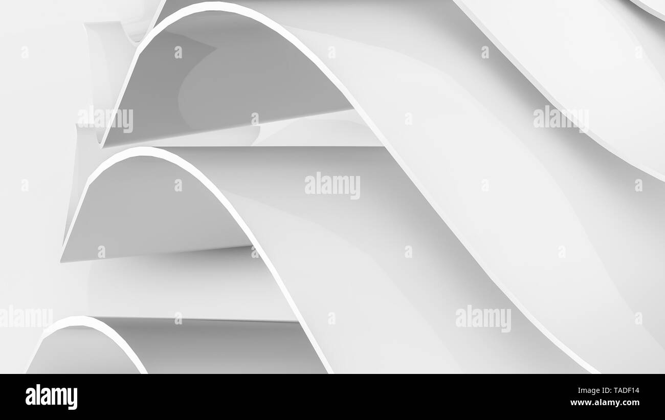 Abstract background of three-dimensional stripes. 3d render Stock Photo ...