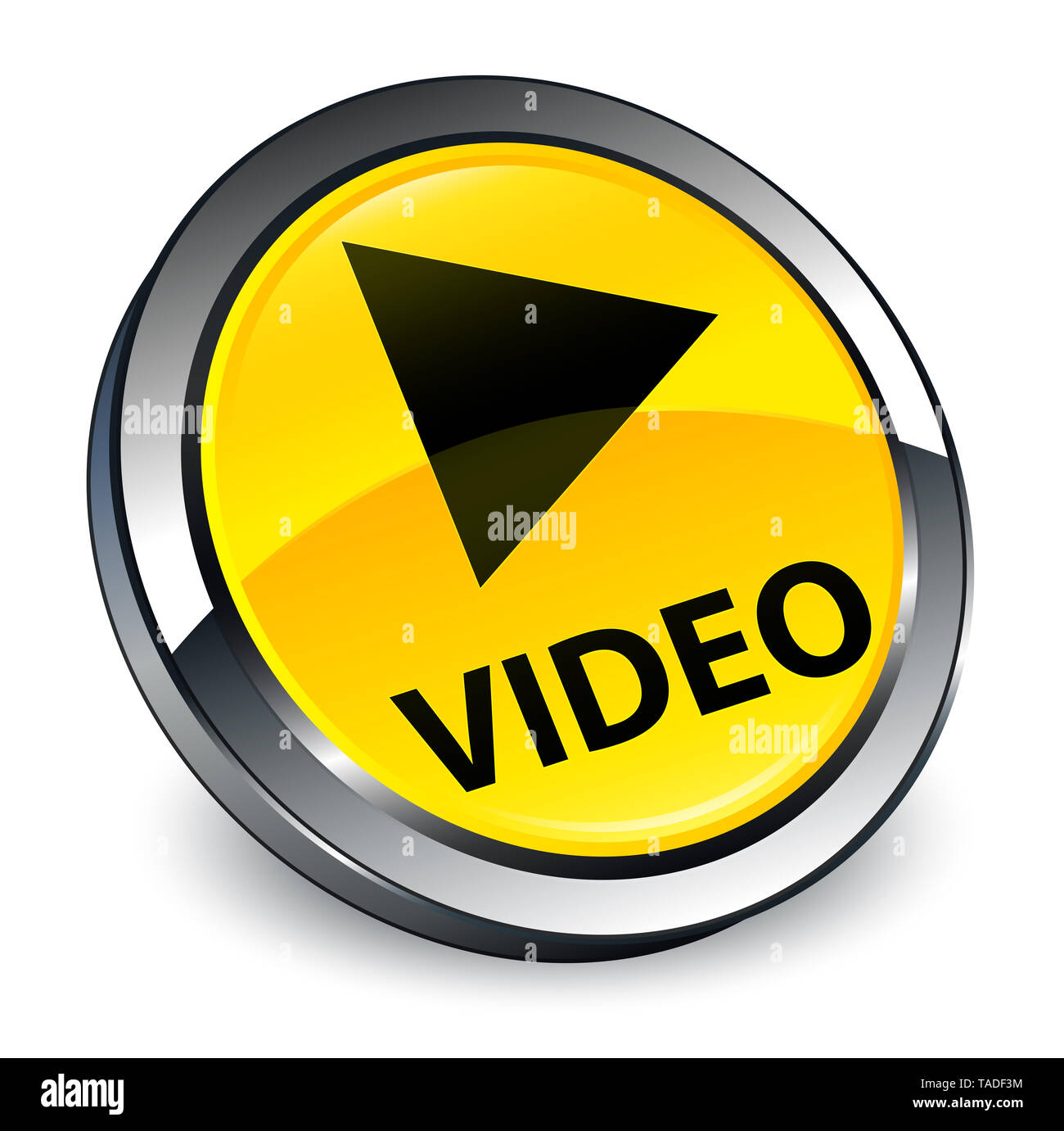 3d yellow start button isolated hi-res stock photography and images - Alamy