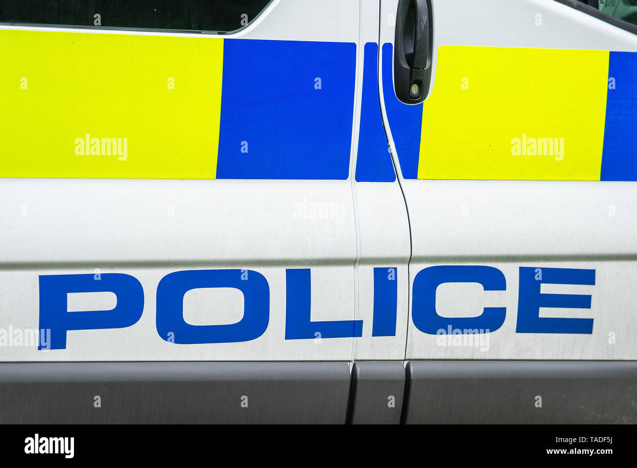 Blue And White Police Tape High Resolution Stock Photography and Images ...