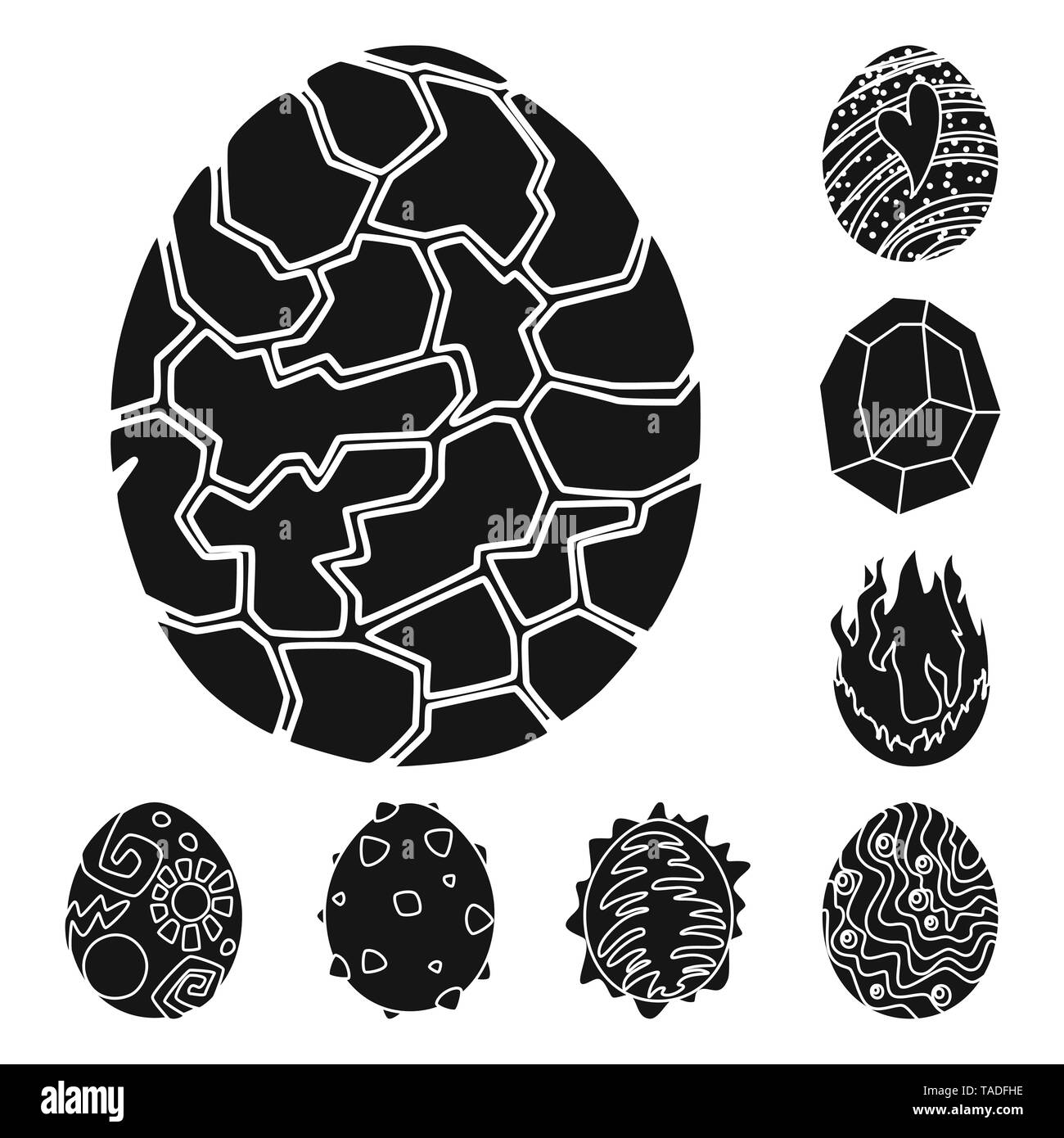 Vector illustration of fantastic and cute icon. Collection of fantastic ...