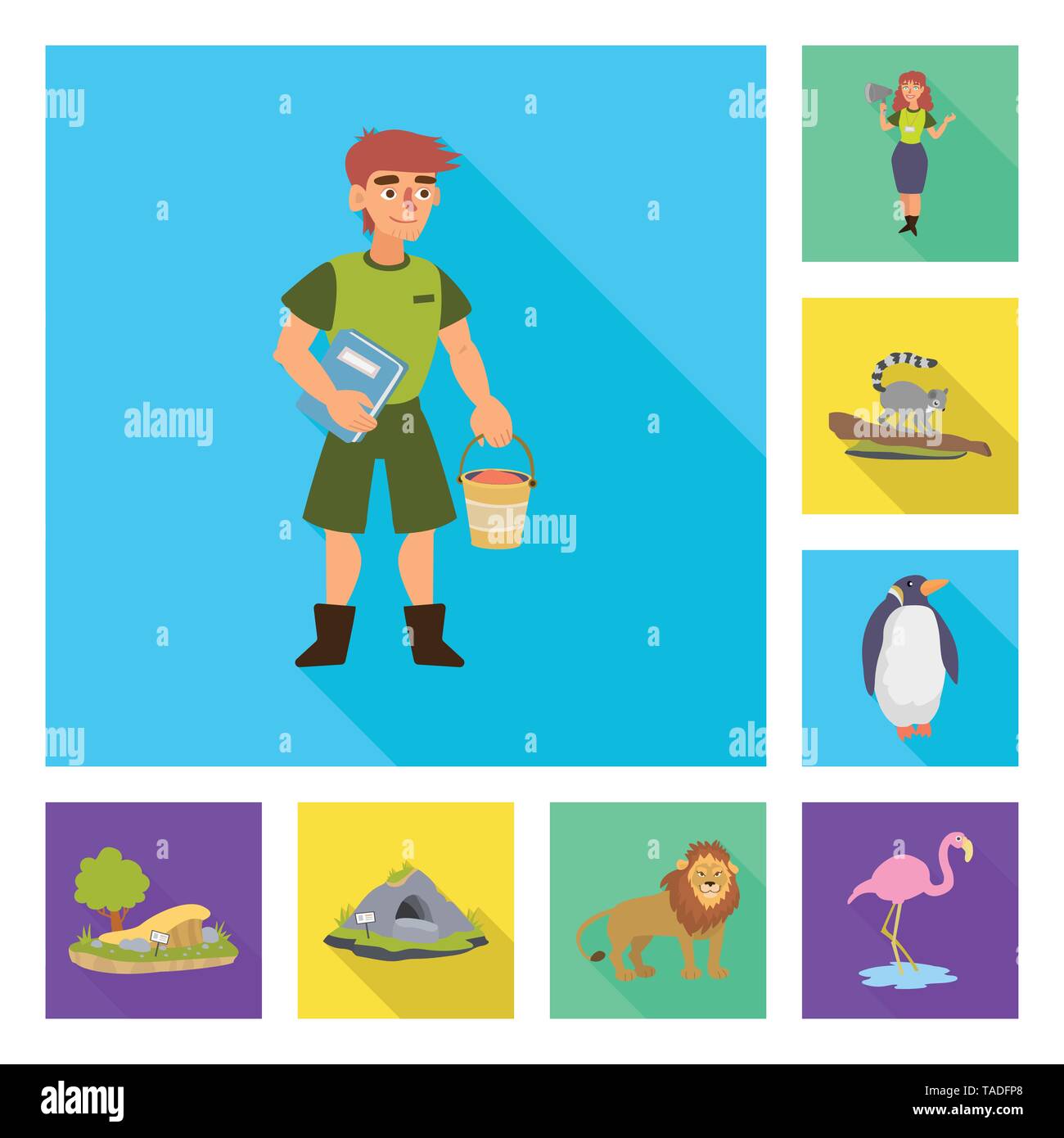 Woman guide safari Stock Vector Images - Alamy