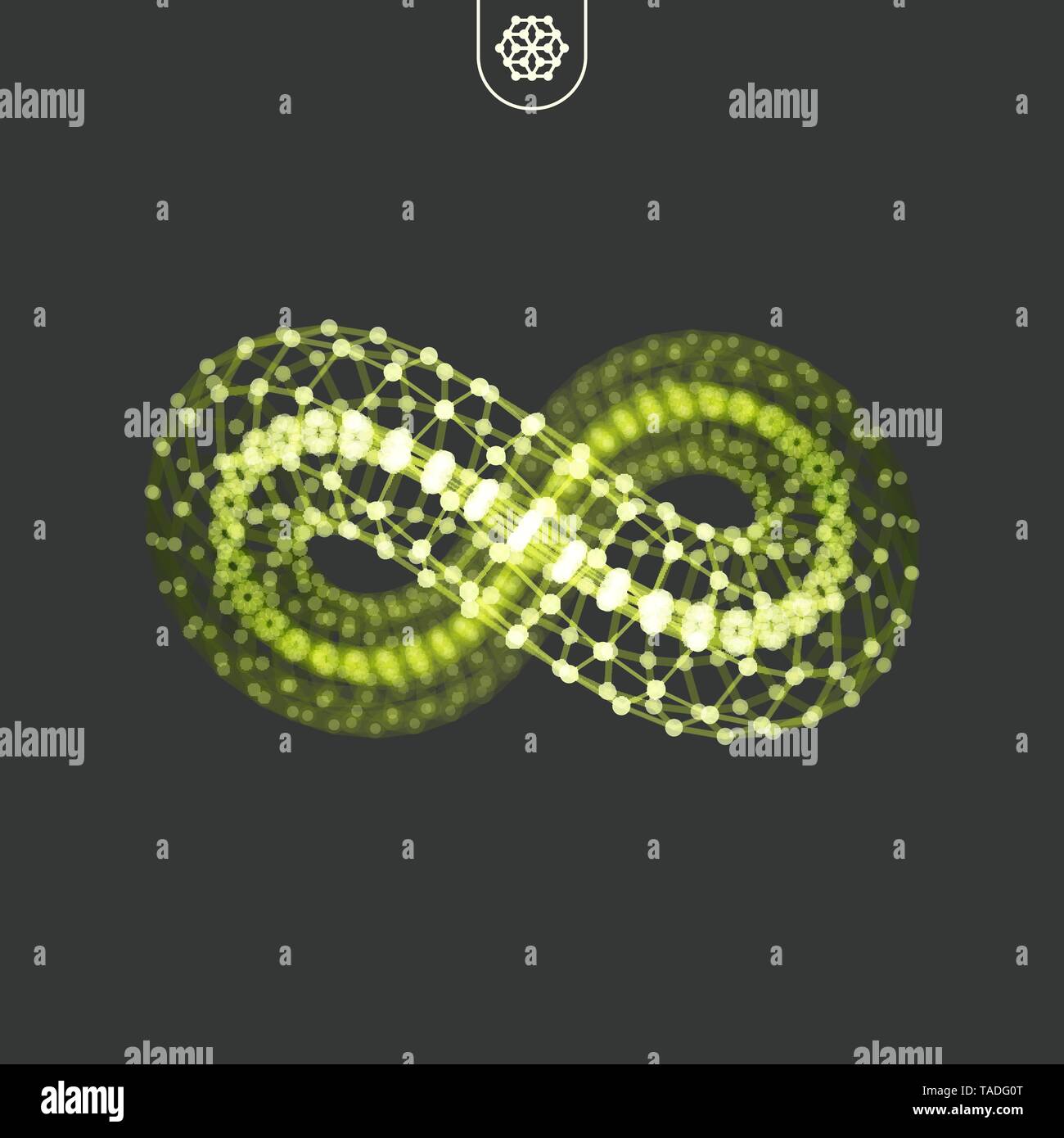 Infinity symbol loop 3d hi-res stock photography and images - Alamy