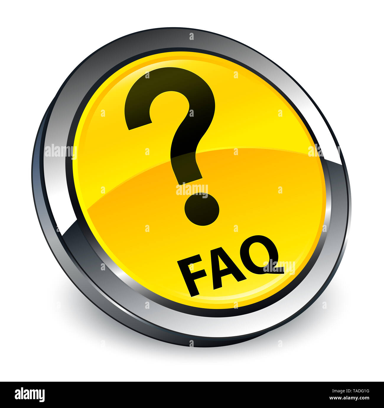 3d yellow question mark on hi-res stock photography and images - Alamy