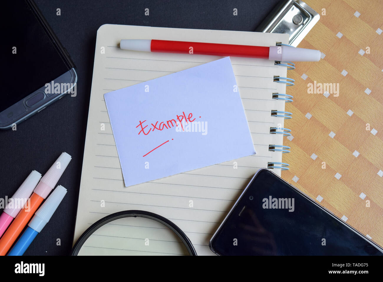 Examples handwriting hi-res stock photography and images - Alamy