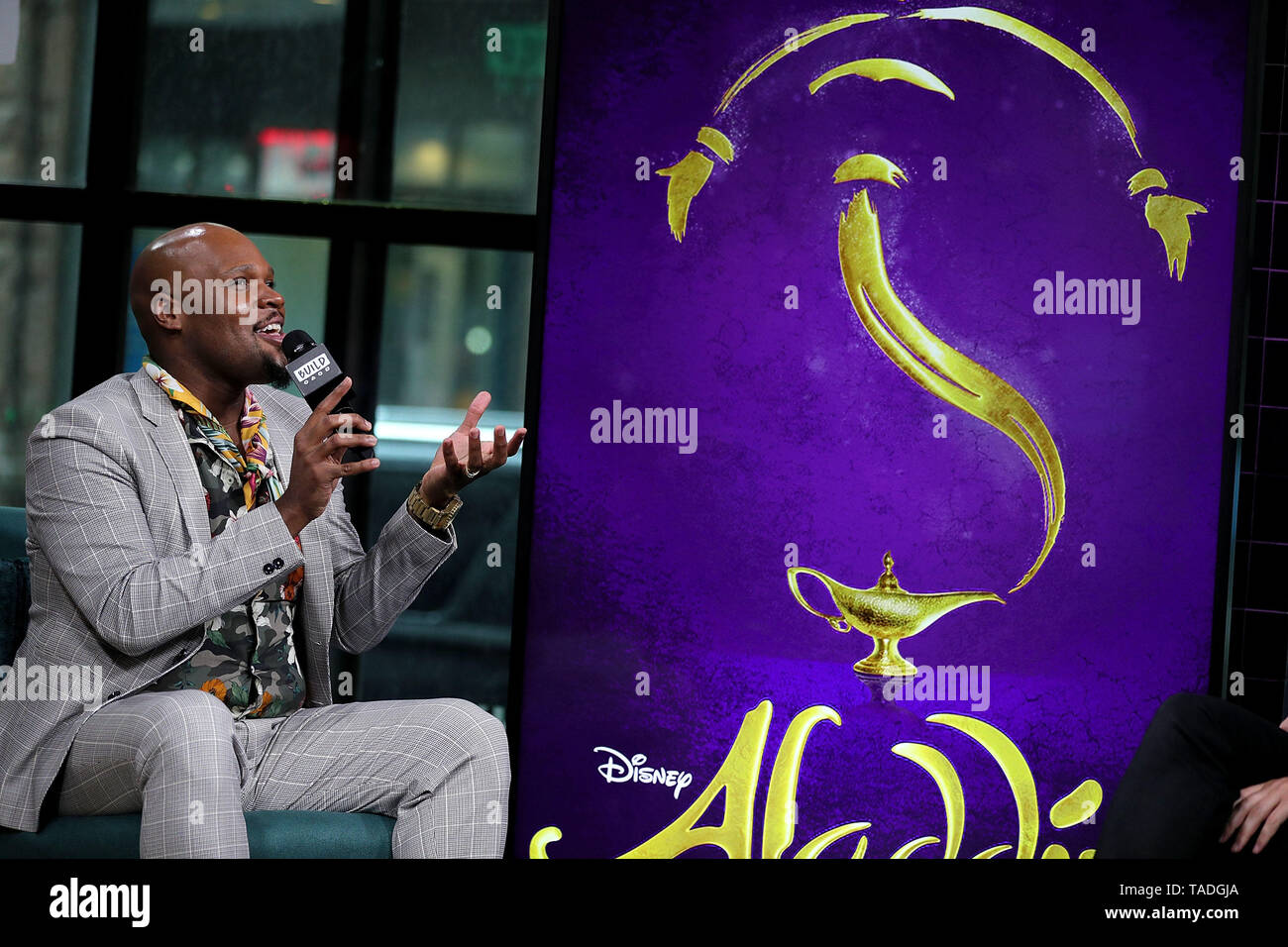New York, USA. 23 May, 2019. Michael James Scott at the BUILD Series ...