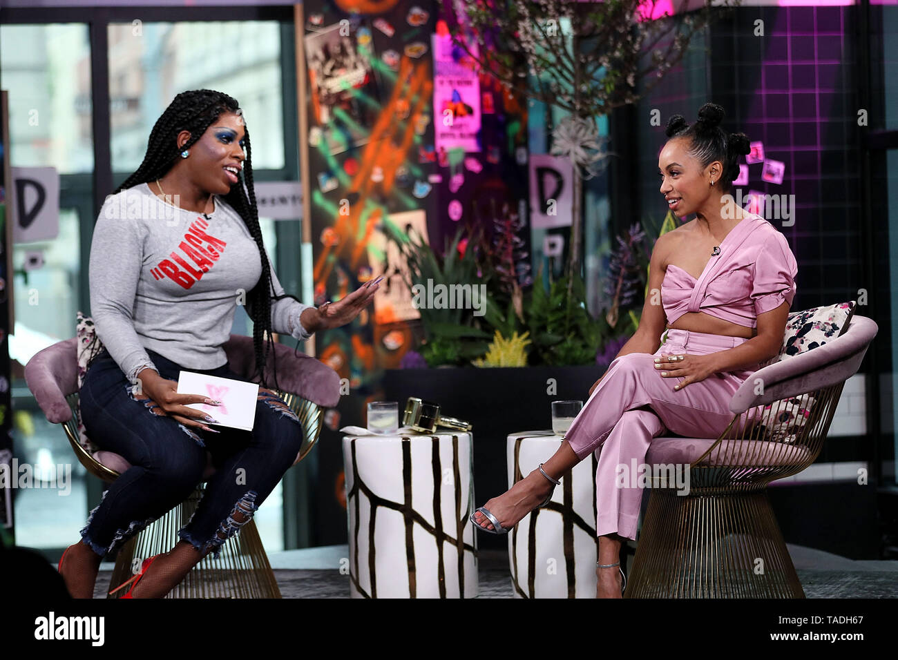 New York, USA. 23 May, 2019. Monet X Change, Logan Browning at the ...