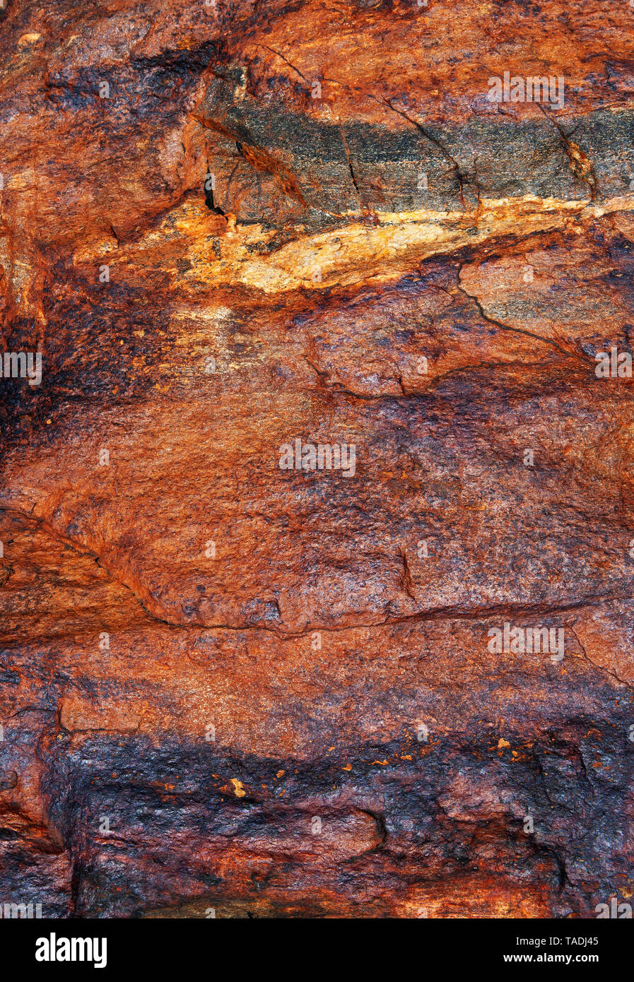 Structure of an ore bearing rock hi-res stock photography and images ...