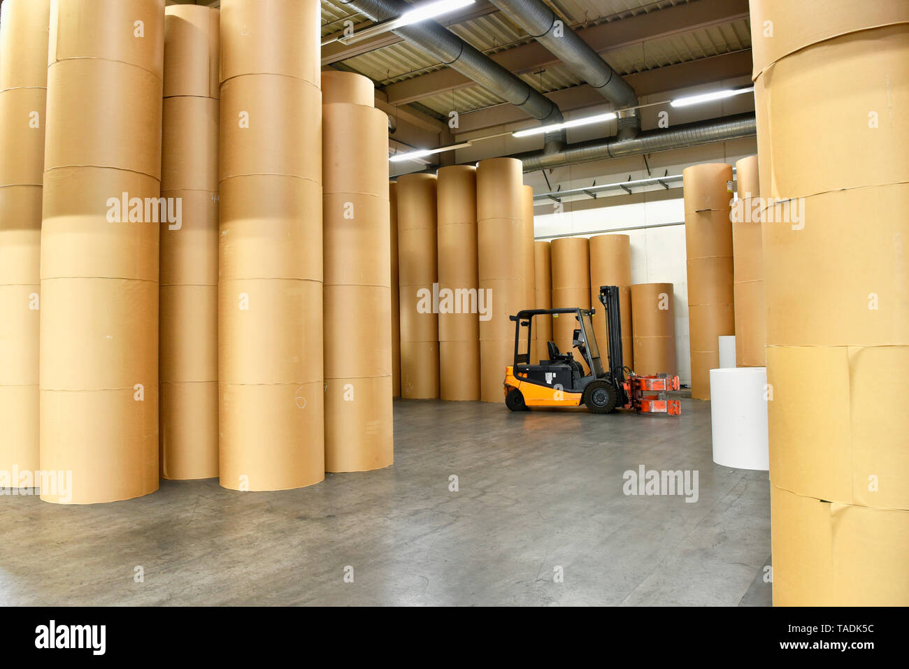 Paper Factory Rolls High Resolution Stock Photography and Images - Alamy