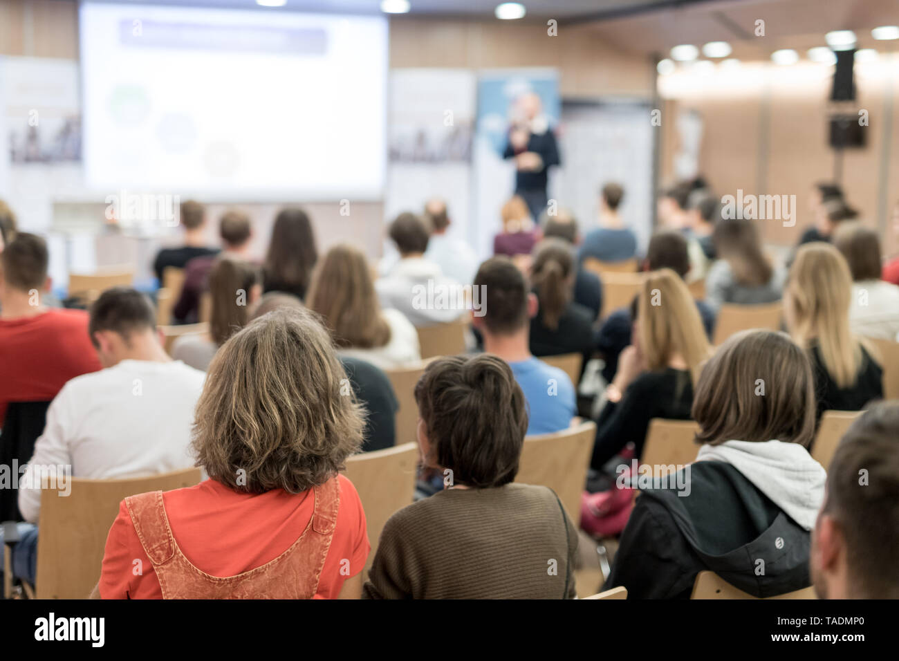 Lecturer Giving Lecture High Resolution Stock Photography and Images ...