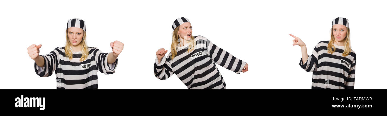 Funny prison inmate in concept Stock Photo - Alamy