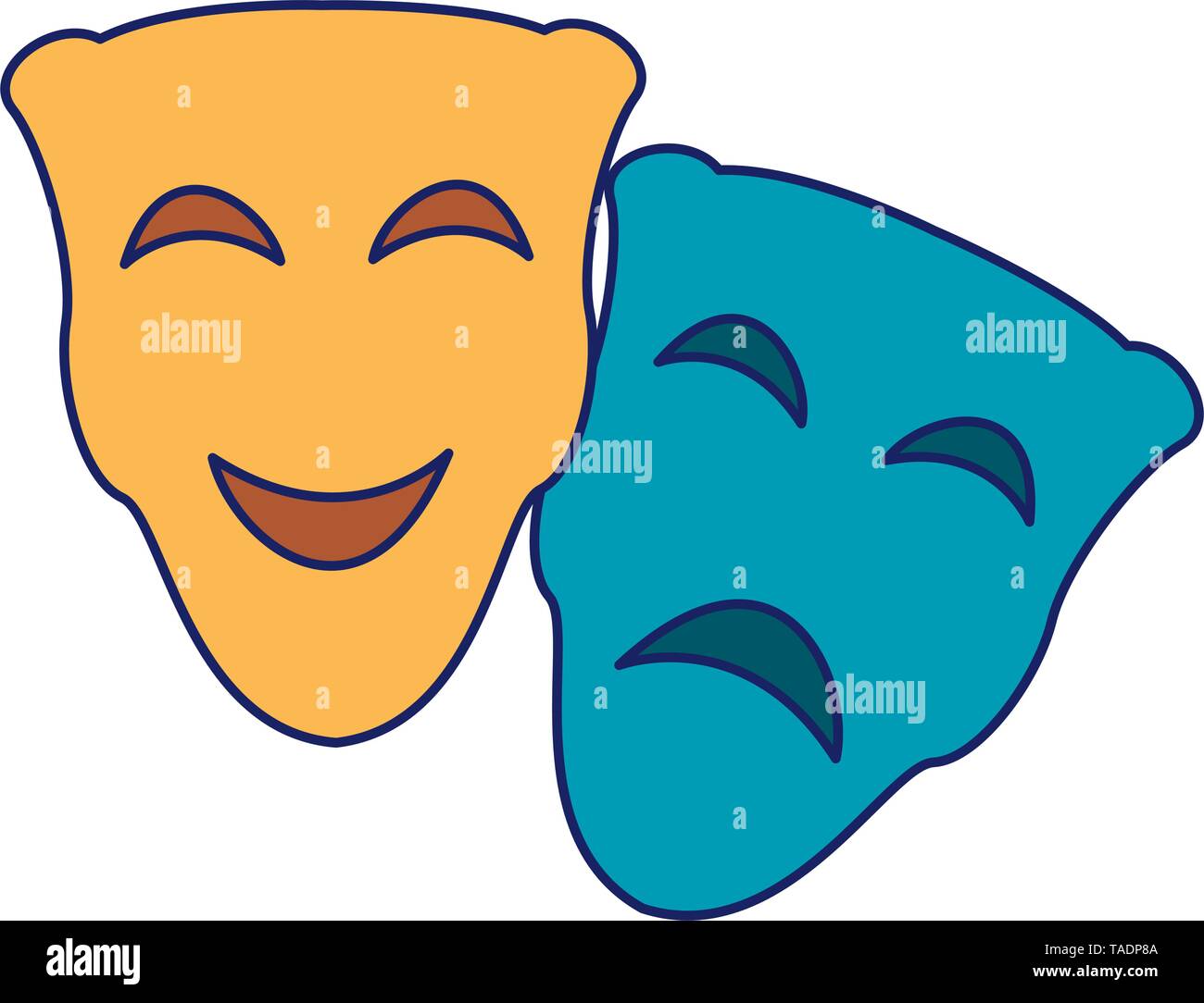 Cartoon Theater Masks