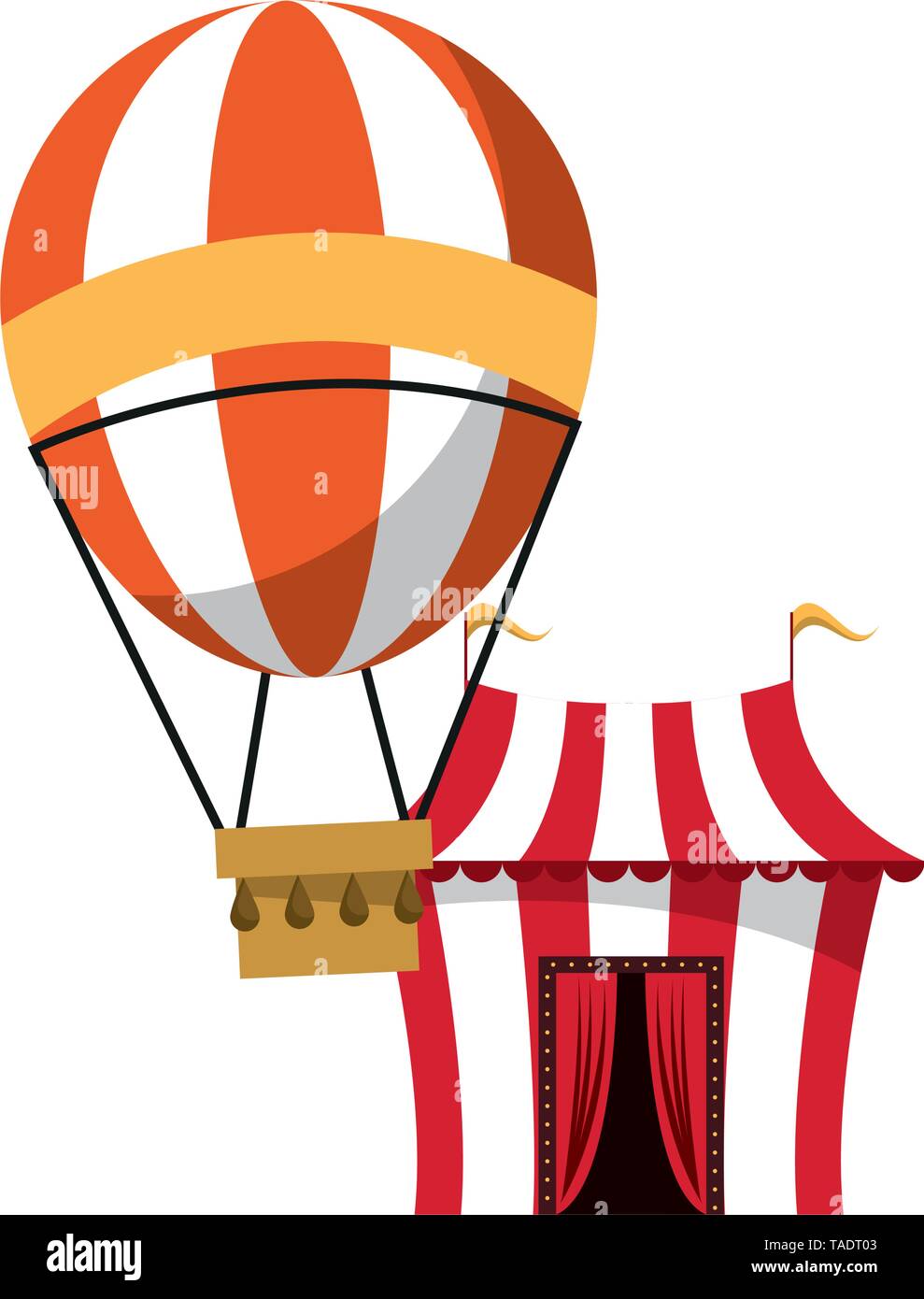 Carnival circus festival cartoons vector illustration Stock Vector ...
