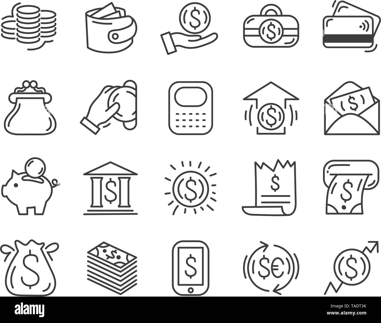 Credit card and currency symbols hi-res stock photography and images ...