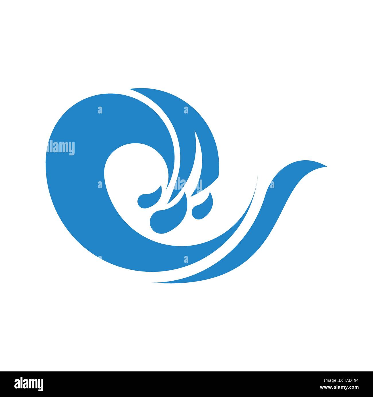 Rolling waves Cut Out Stock Images & Pictures - Alamy