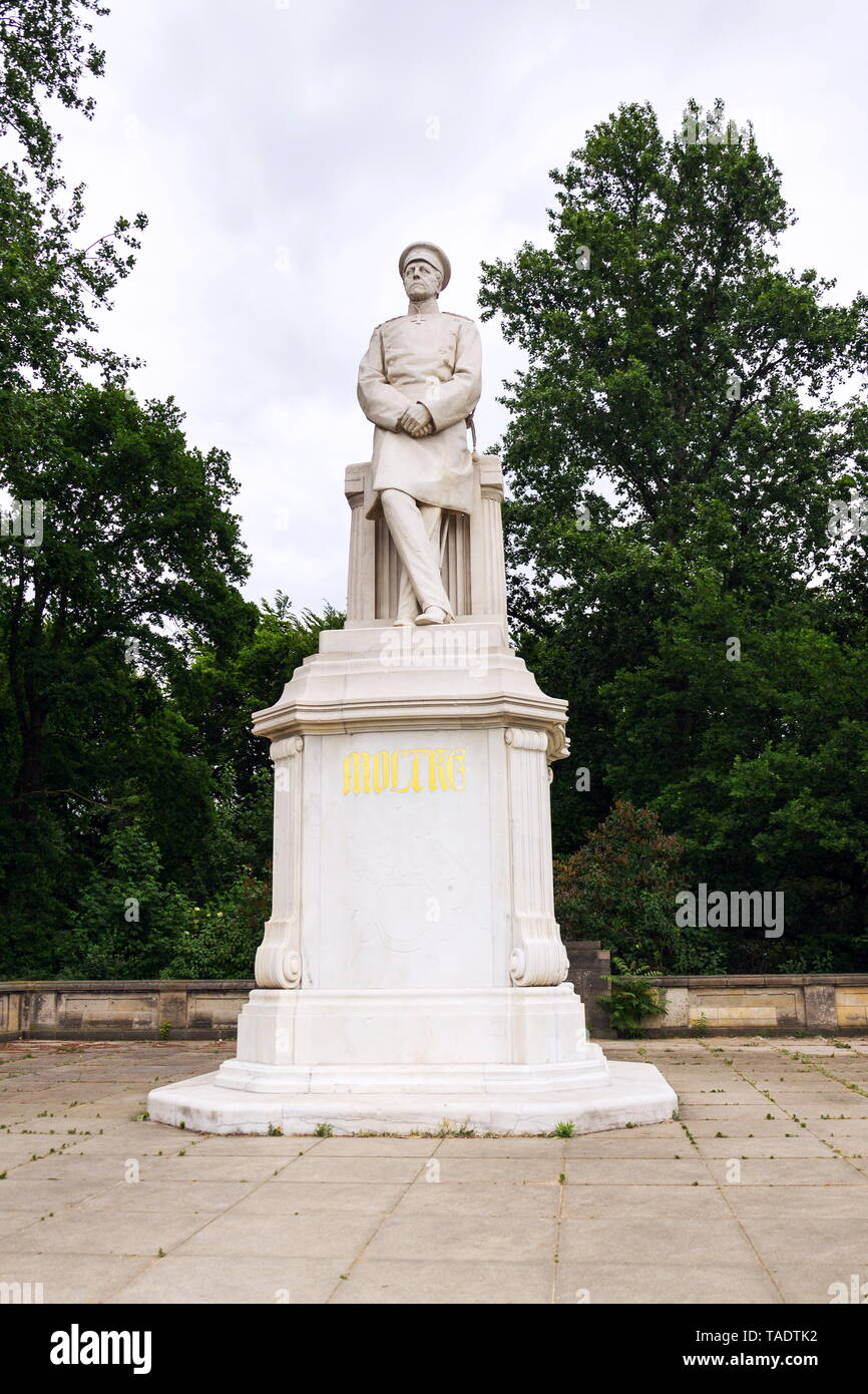 Moltke the elder statue hi-res stock photography and images - Alamy
