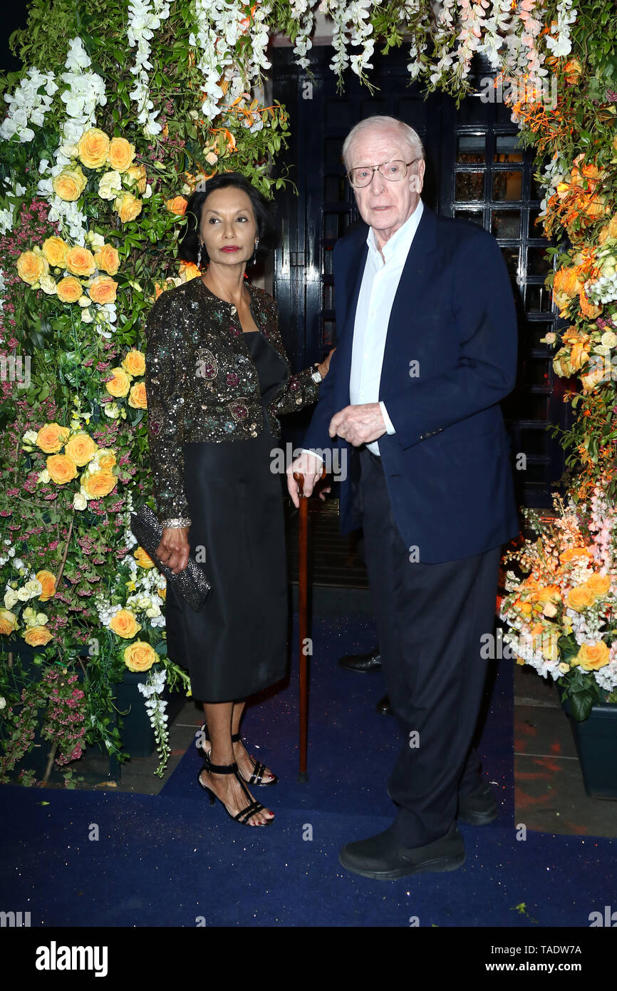Michael Caine and Shakira Caine, Tramp 50th Anniversary Summer Party ...
