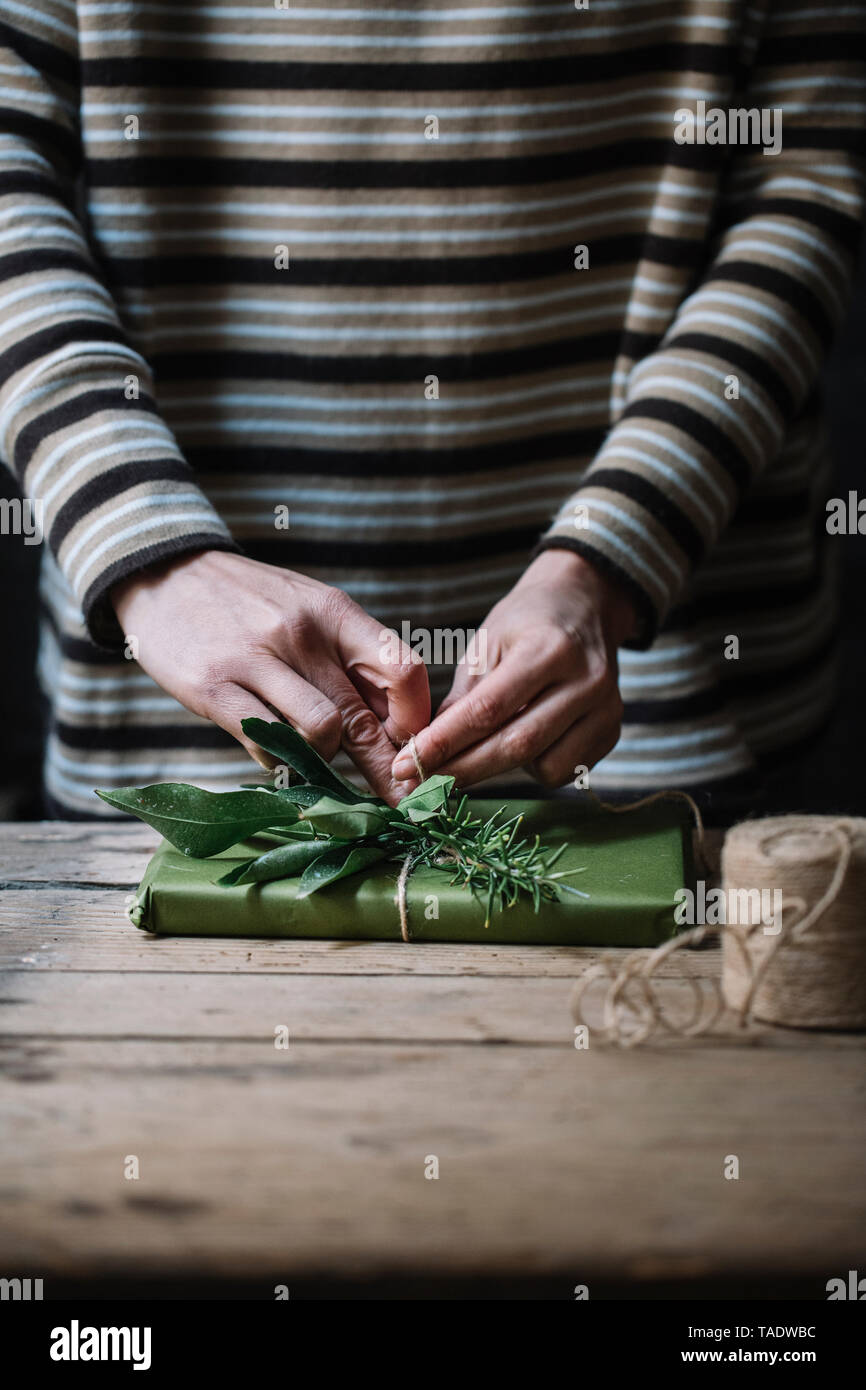 Wrapping Hands High Resolution Stock Photography and Images - Alamy