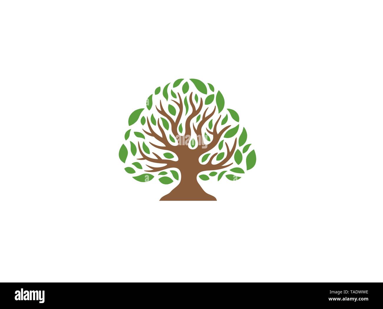 Creative Tree Logo Stock Vector Image & Art - Alamy