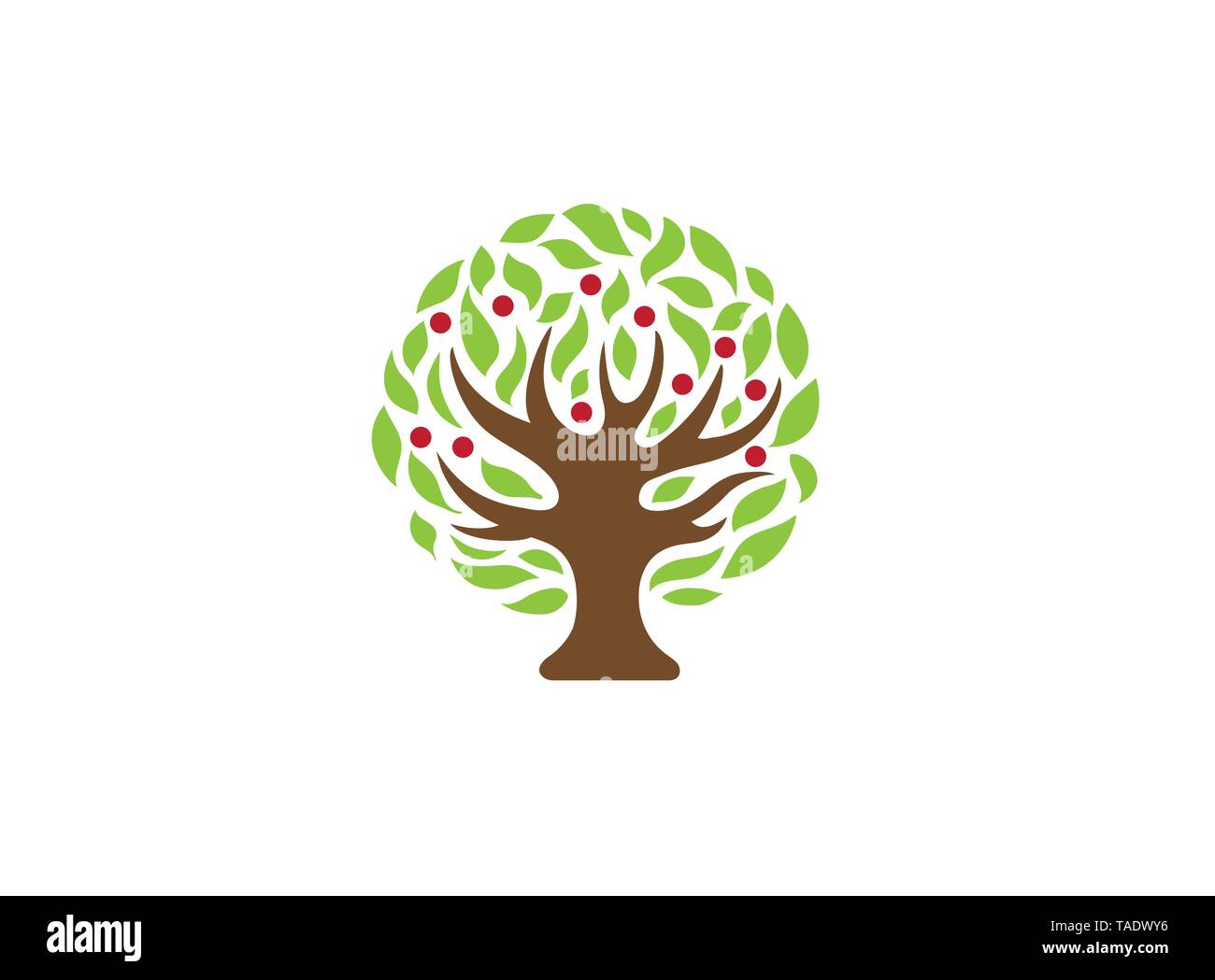 Creative Tree Logo Stock Vector Image & Art - Alamy