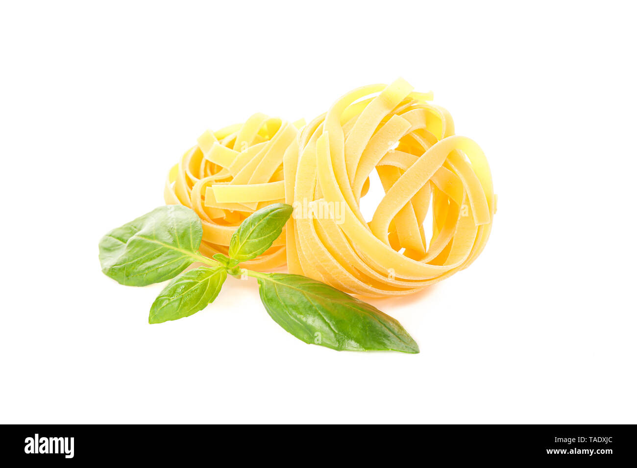 Pasta isolated on white background. Uncooked whole wheat pasta Stock ...