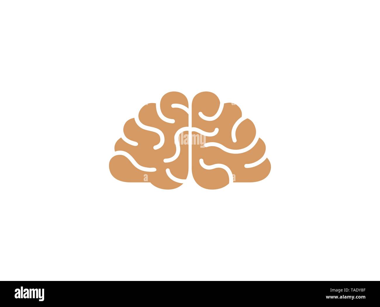Creative Abstract Brain Logo Vector Design Illustration Stock Vector ...