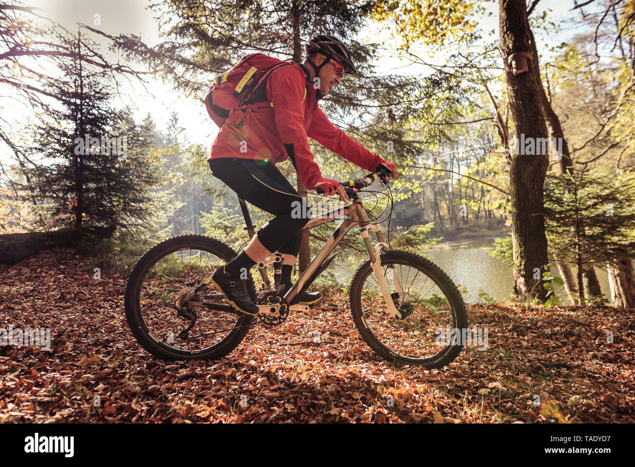 Person riding on cycling track hi-res stock photography and images - Alamy