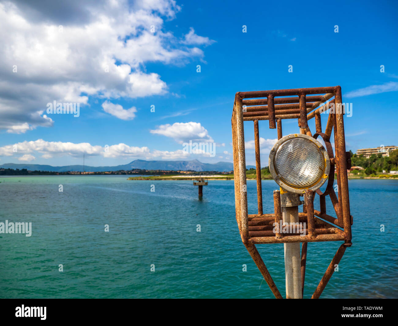 Corfu Airport Runway Aerial High Resolution Stock Photography and ...