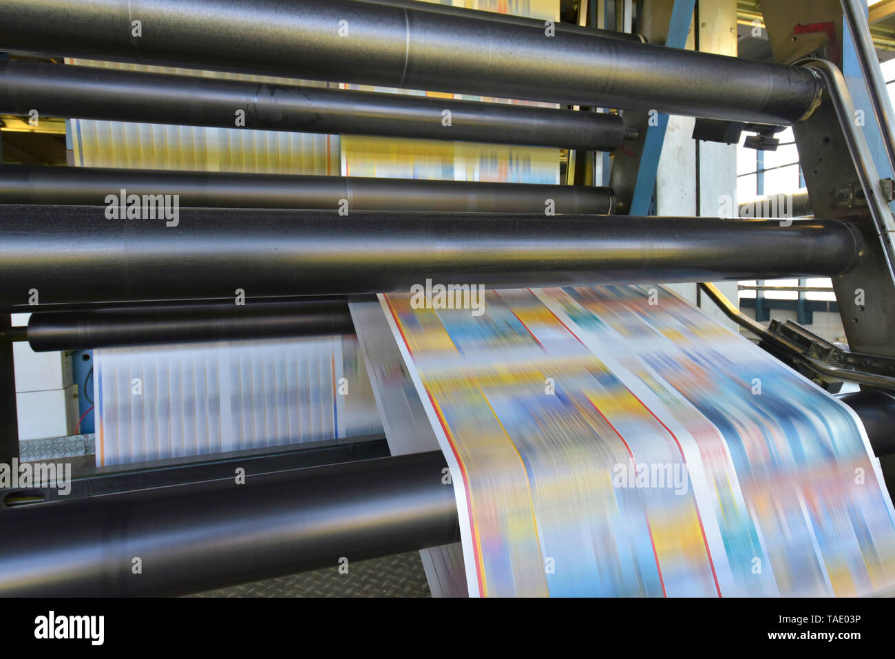 Modern printing press hi-res stock photography and images - Alamy
