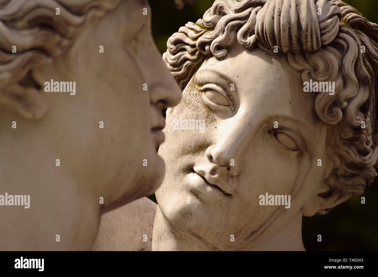 Statue of Nymphs at Rosenstein castle in Stuttgart Stock Photo - Alamy