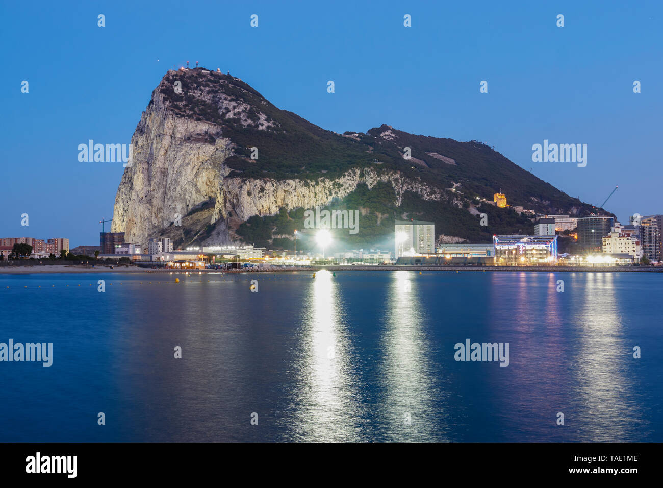Gibraltar, United Kingdom. Iberian Peninsula Stock Photo - Alamy