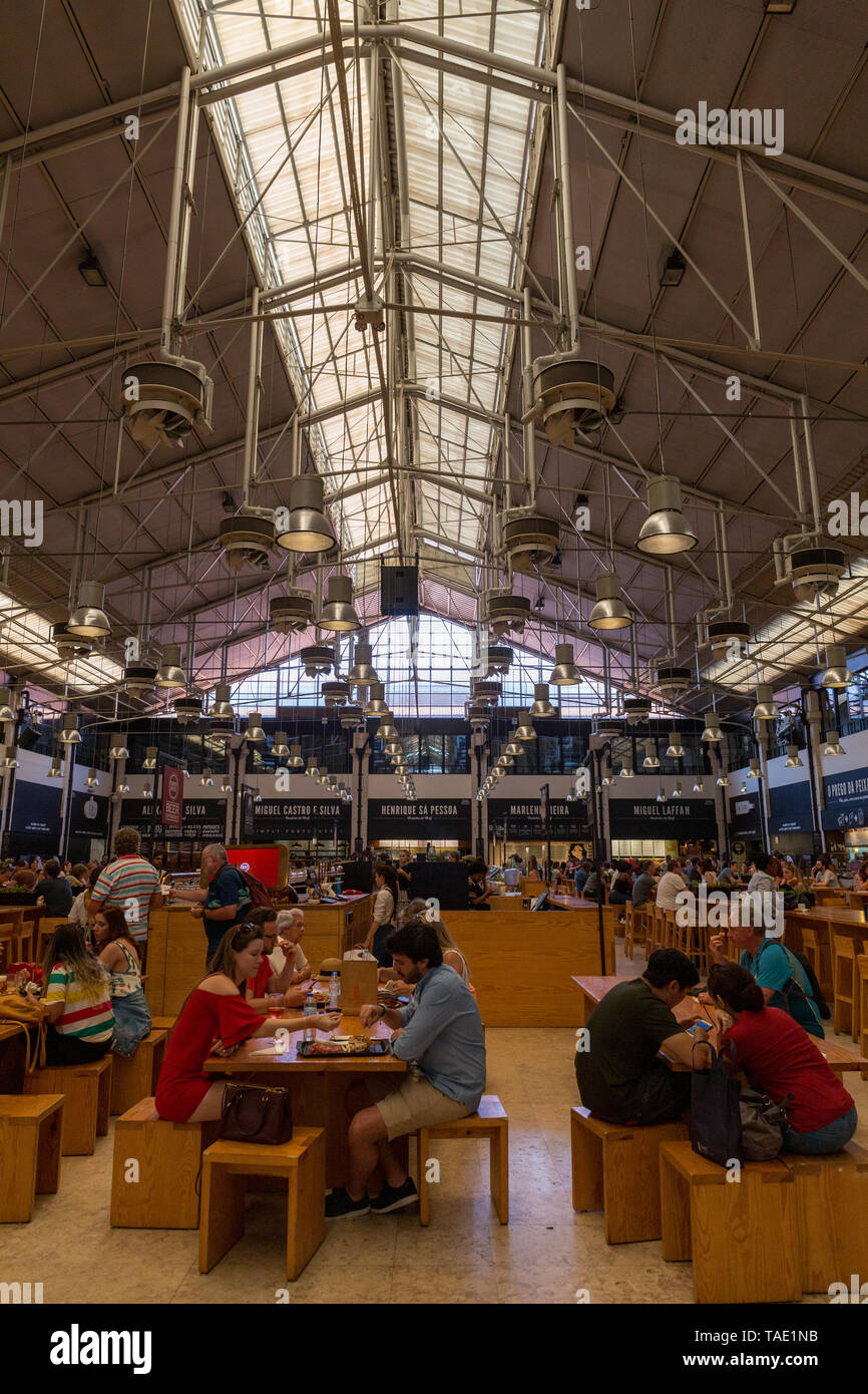 Mercado de Ribeira, Lisbon Portugal Stock Photo - Alamy