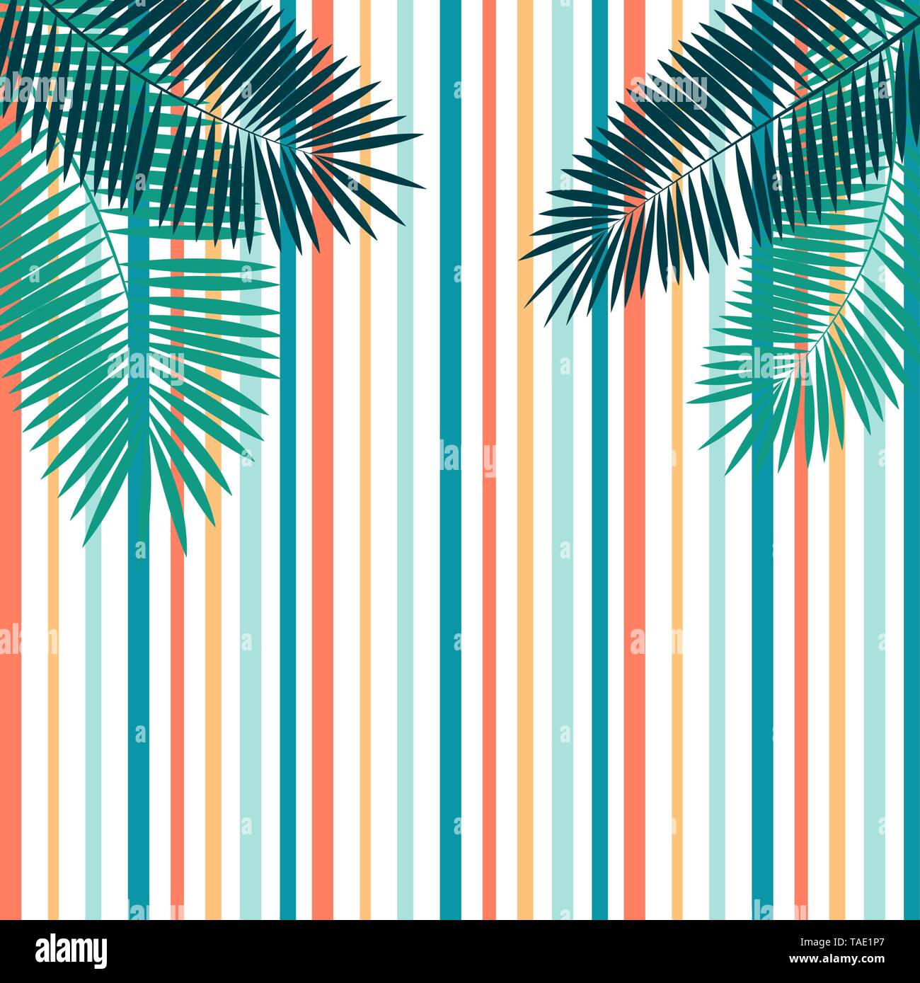 Palm Leaf Vector Background Illustration EPS10 Stock Vector Image & Art ...