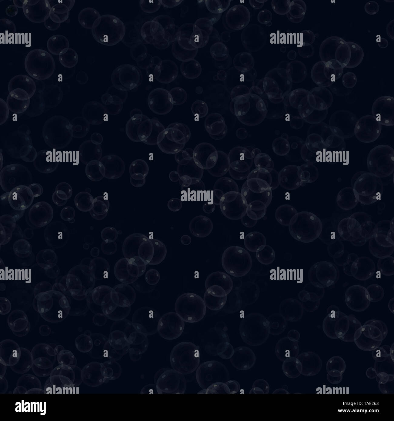 Deep dark blue background with bubbles pattern. Ideal deep blue water ...