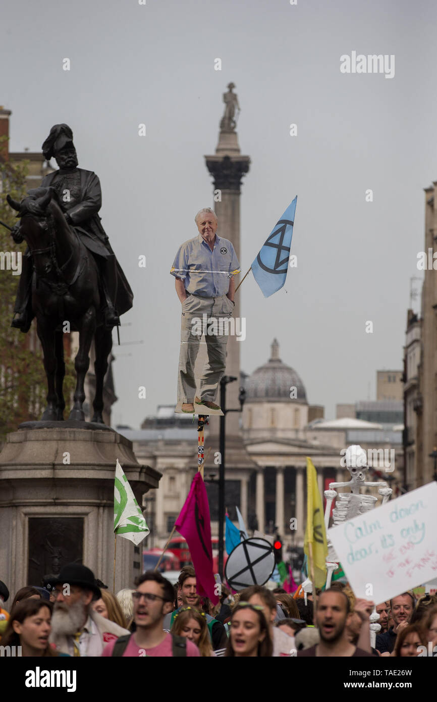 Climate protest group Extinction Rebellion march to Parliament from ...