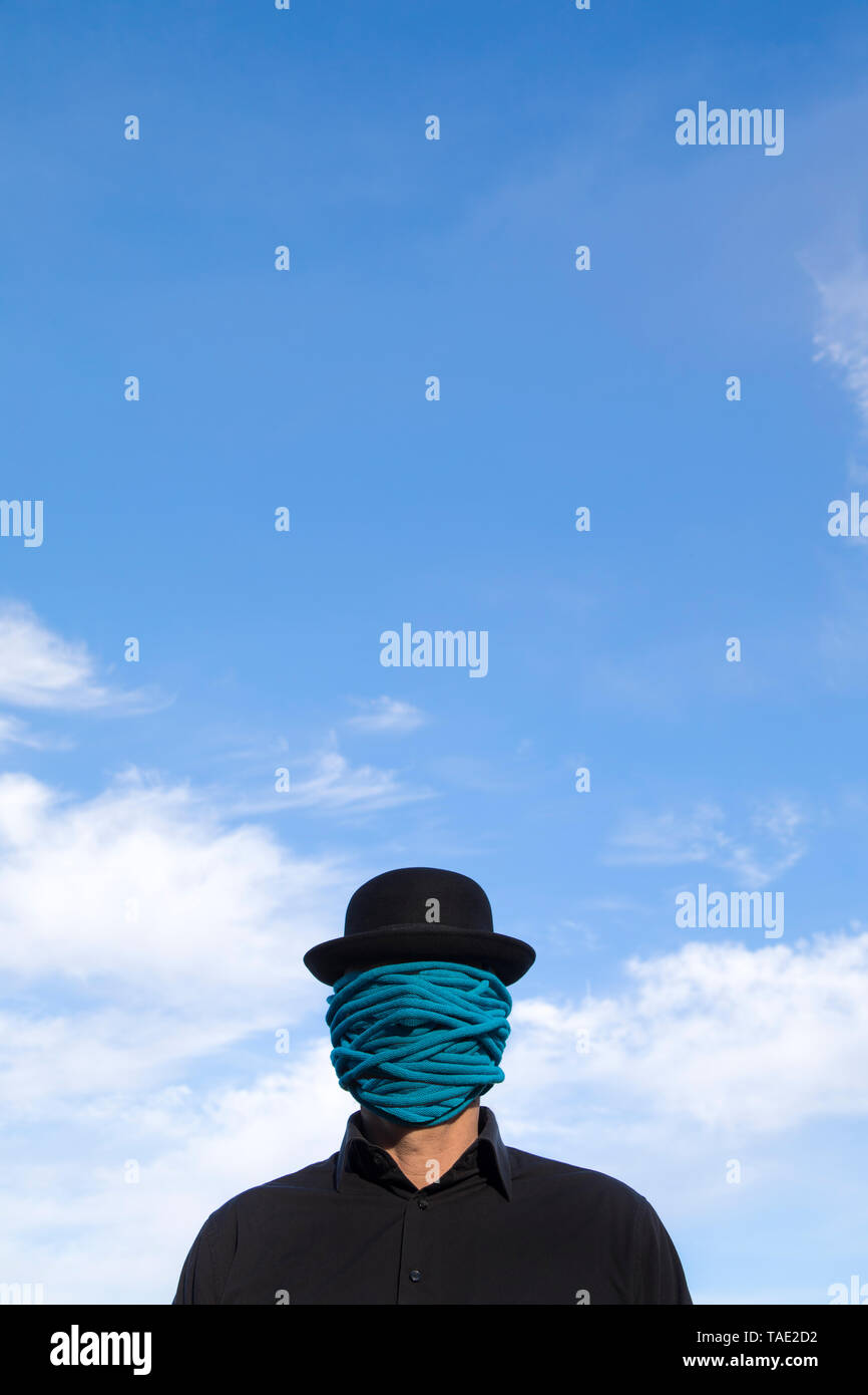 Man wearing bowler hi-res stock photography and images - Alamy