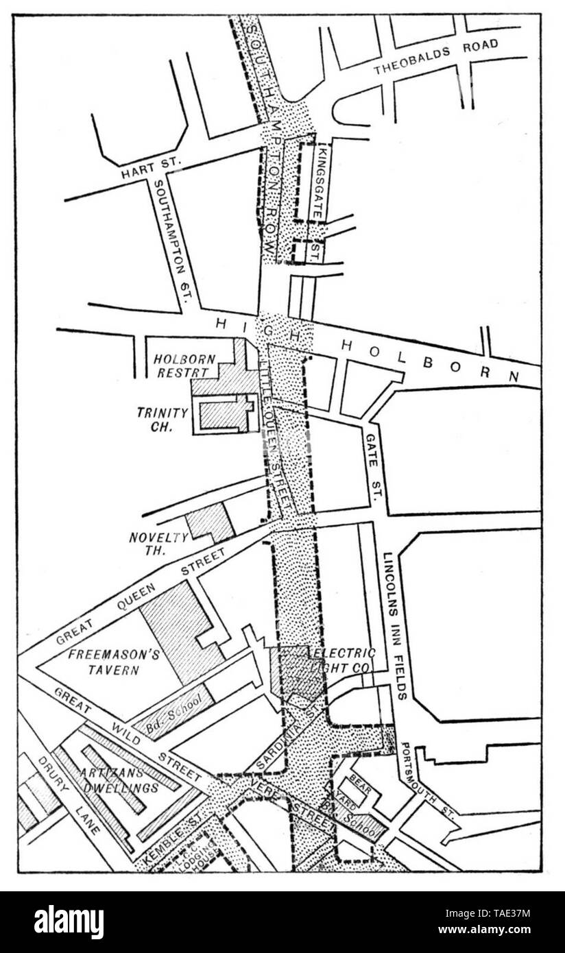 Map Showing Proposed Route High Resolution Stock Photography and Images ...