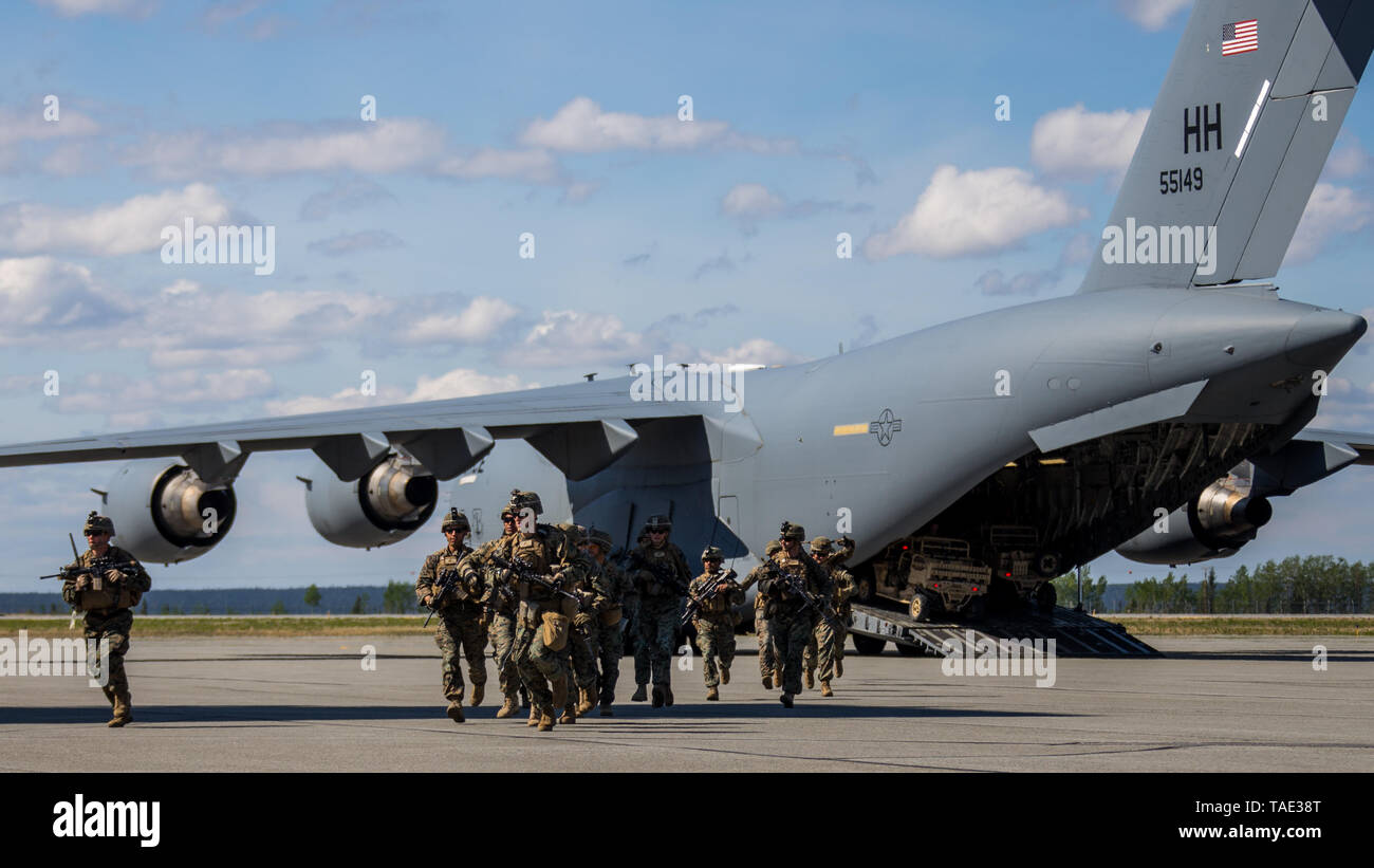 U.S. Marines and Sailors with Special Purpose Marine Air Ground Task ...