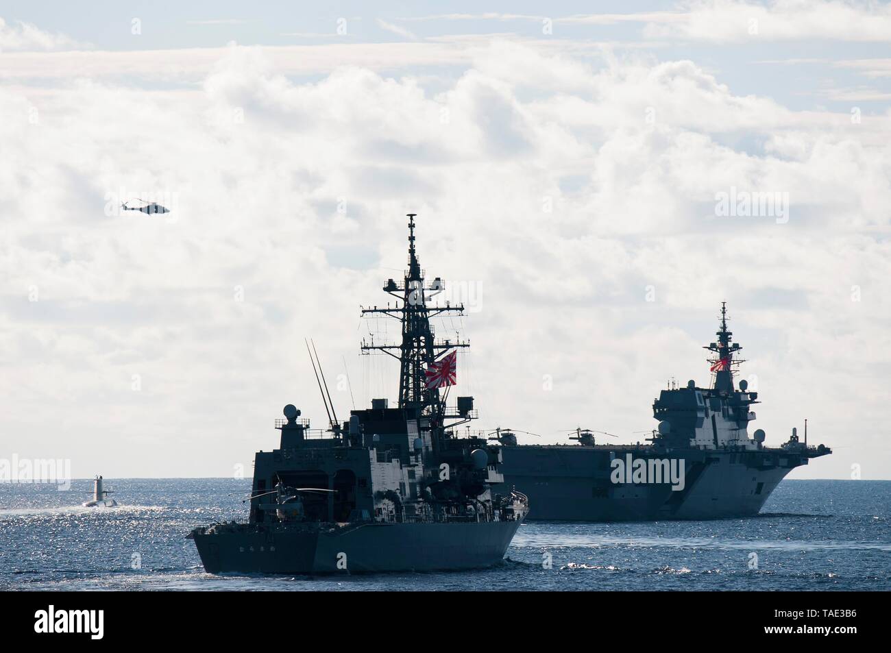 Izumo class helicopter destroyer hi-res stock photography and images ...