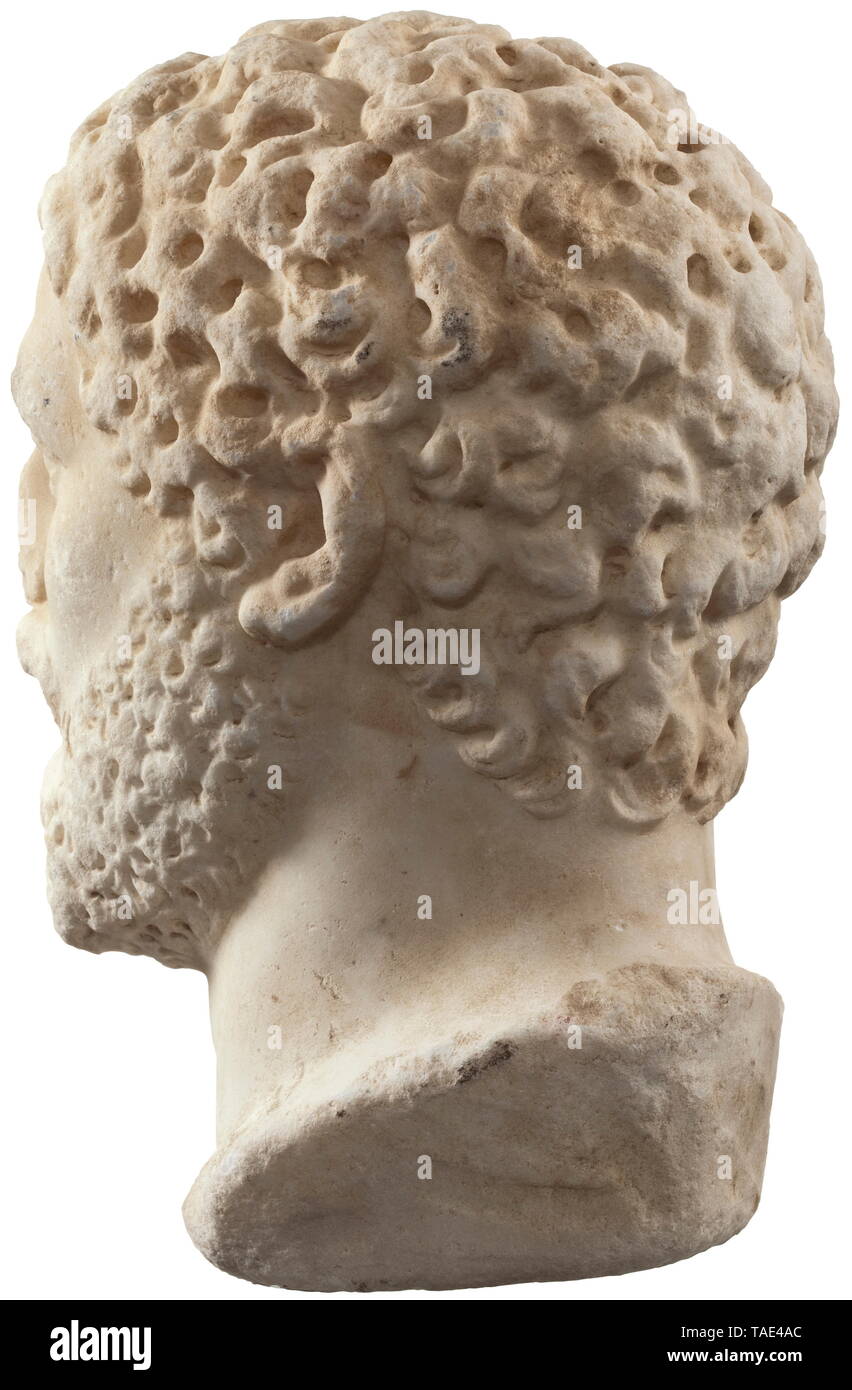 A Roman private portrait from the age of Septimius Severus - a fine ...
