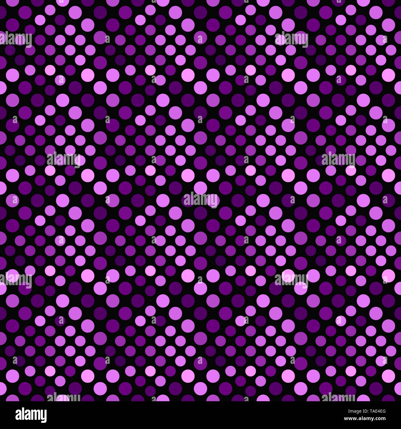 Seamless circle pattern background - violet vector design Stock Vector ...