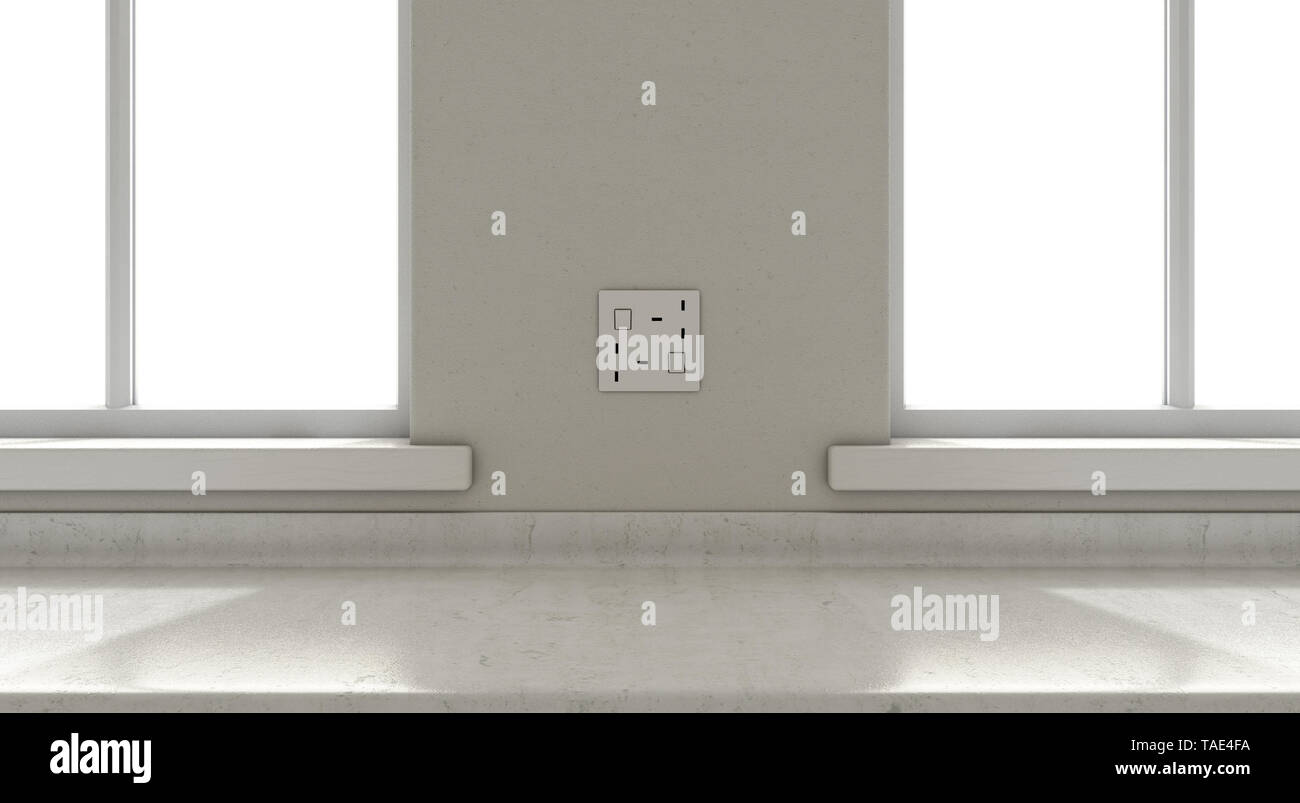 Kitchen Counter Close Up With Window