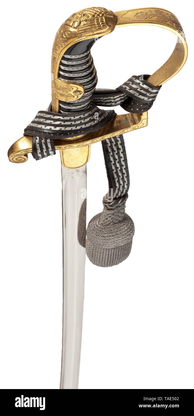 A "Lützow" sabre for army officers model number 1767 of the "Field ...