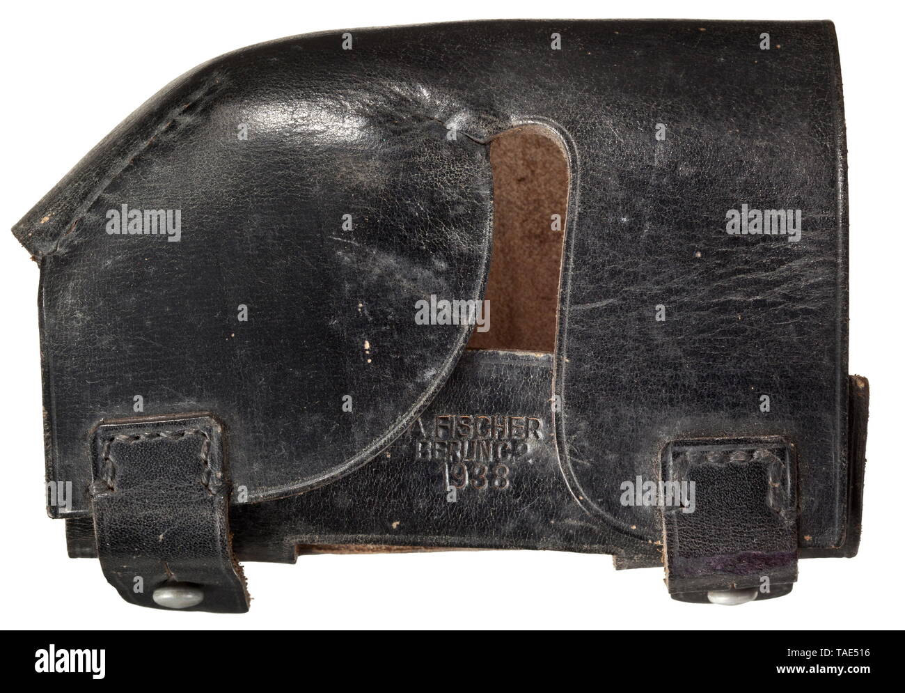 A leather cover depot piece by Fischer, Berlin 1938 historic ...