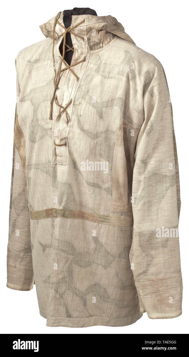 A camouflage shirt in marsh pattern camouflage 2nd model with hood The ...