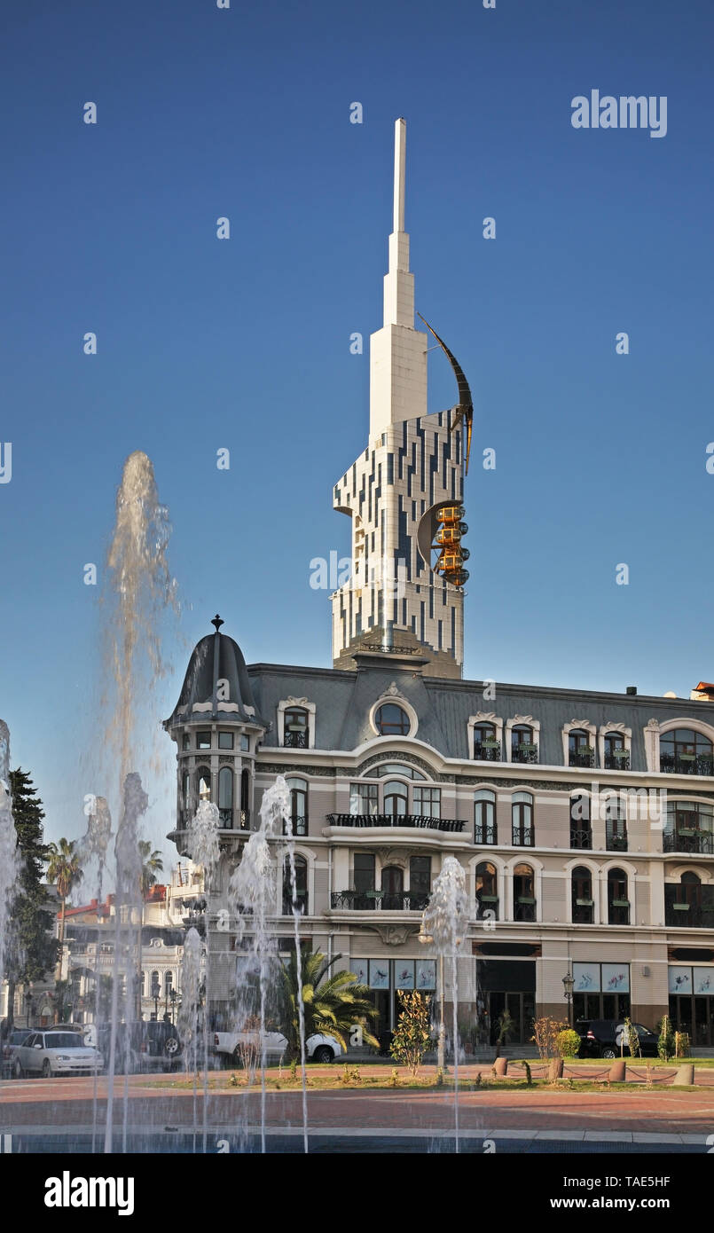 Europe square in Batumi. Autonomous Republic of Adjara. Georgia Stock ...