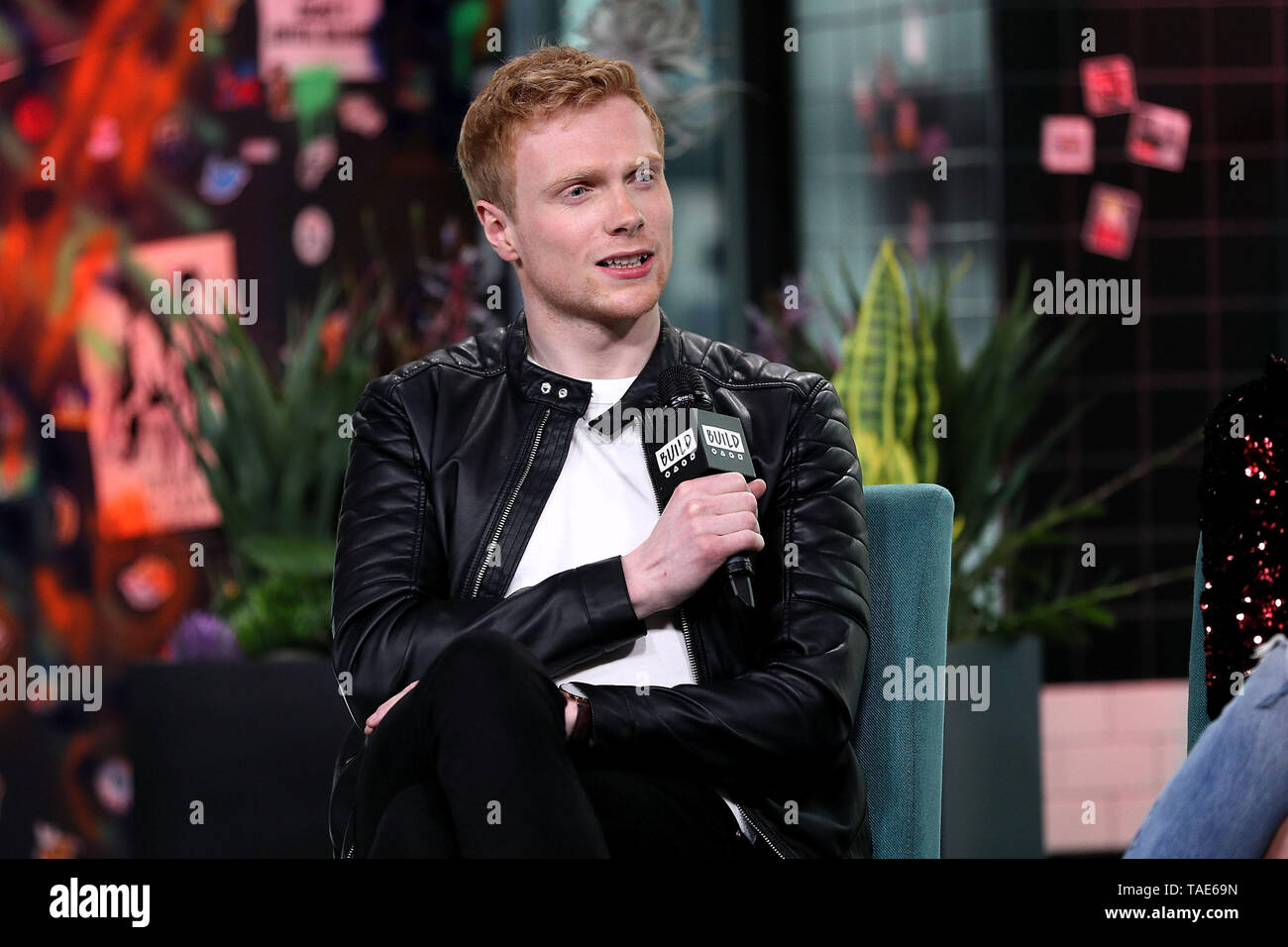 New York, USA. 23 May, 2019. Charlie Field at the BUILD Series with ...